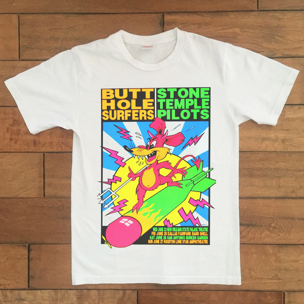 Vintage 1993 Butthole Surfers Concert Kozik Poster shirt 90s – House of ...